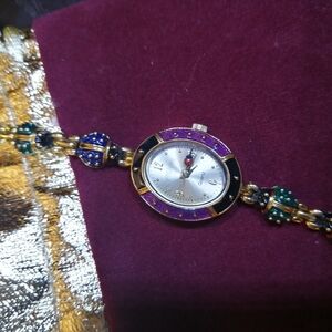 Joan Rivers | Accessories | Joan Rivers Famous Ladybug Link Watch 75 ...